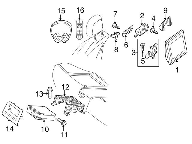 Genuine Mercedes 21284600277J22 Seat Trim Panel; Rear Lower Left/Right ...
