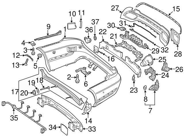 Genuine Mercedes 2128856414 Tail Pipe Bracket; Right Exhaust - Mercedes