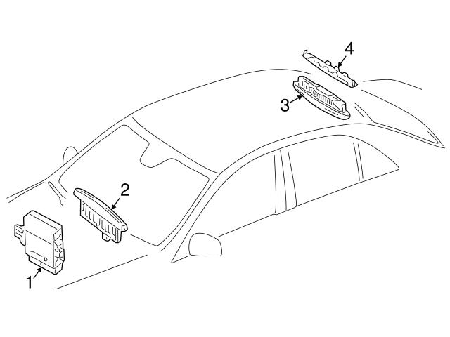 Genuine Mercedes 2129001711 Parking Aid Control Module - Mercedes ...