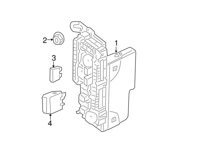 Genuine Mercedes 212900402264 Relay Box; Rear - Mercedes | 2129000004 ...