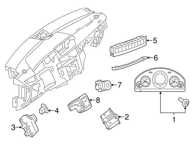 Genuine Mercedes 2129051601 Combination Switch - Mercedes