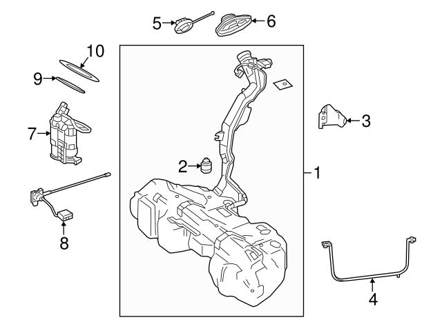 Genuine Mercedes 2134700047 Fuel Tank Shield - Mercedes