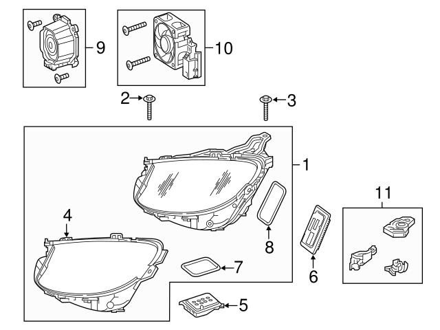 Genuine Mercedes 2138202300 Headlight Restoration Kit; Front Left ...