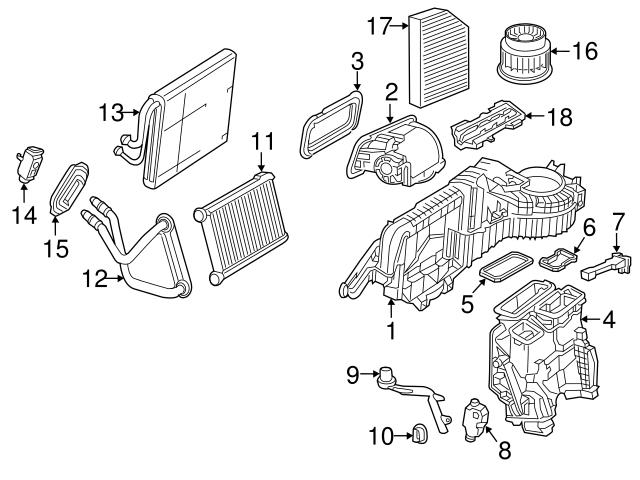 Genuine Mercedes 2138302503 Cabin Air Intake Duct - Mercedes
