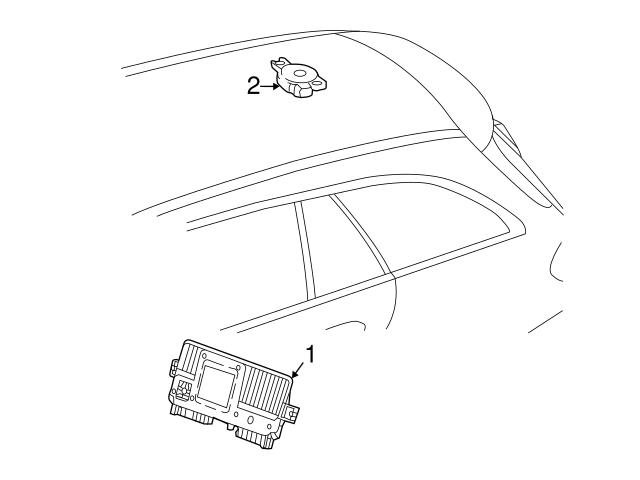 Genuine Mercedes 2139003716 Parking Aid Control Module - Mercedes ...