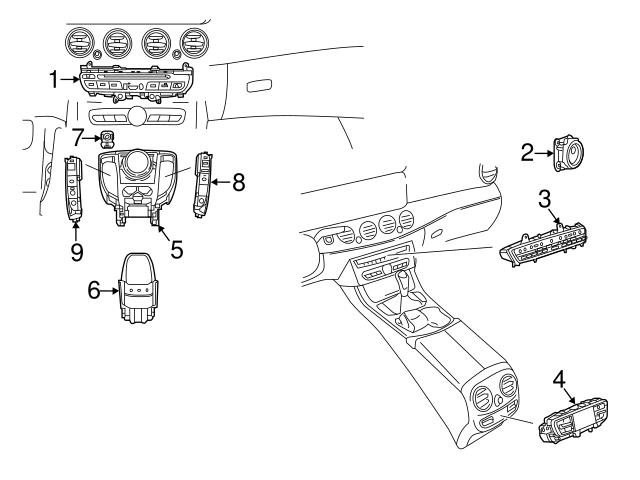Genuine Mercedes 2139008310 Radio Module Interface - Mercedes