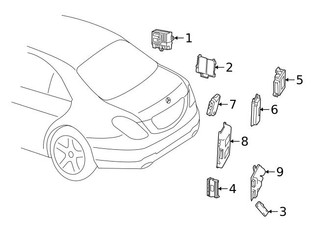 Genuine Mercedes 2139009322 Cruise Control Module - Mercedes | 2139009422
