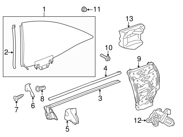 Genuine Mercedes 2166920292 Quarter Panel Insulator; Right - Mercedes