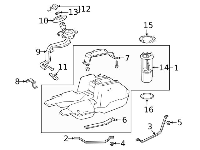 Genuine Mercedes 2179970045 Fuel/Gas Cap Seal - Mercedes