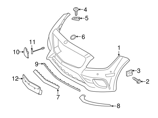 Genuine Mercedes 2188850059 Door Check Strap Rivet; Left, Right - Mercedes