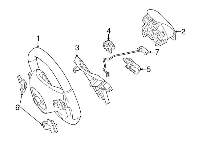 Genuine Mercedes 2189062800 Tilt Steering Motor; Left, Right - Mercedes ...