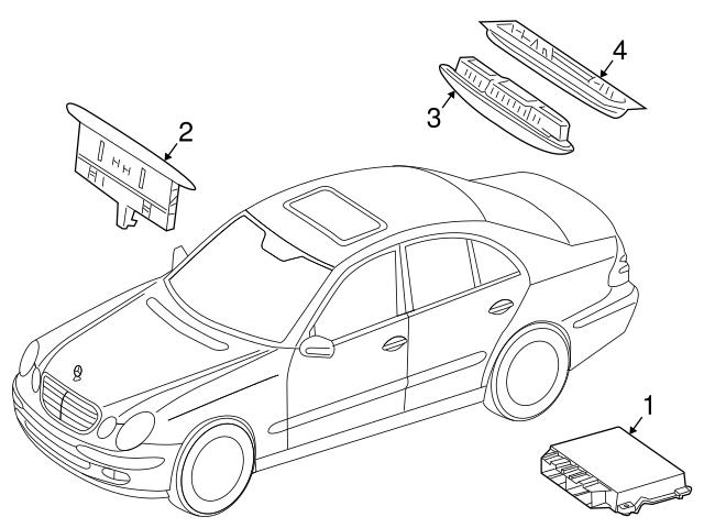 Genuine Mercedes 2195450332 Parking Aid Control Module - Mercedes