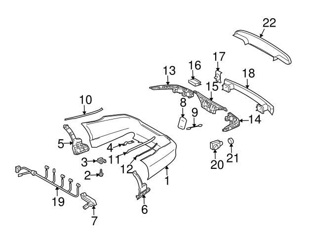 Genuine Mercedes 2198850214 Bumper Cover Bracket; Lower Left/Right ...