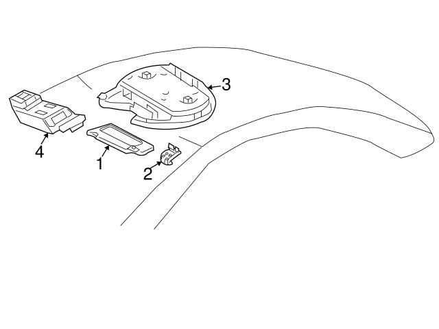 Genuine Mercedes 2208203326 Lighting Control Module - Mercedes