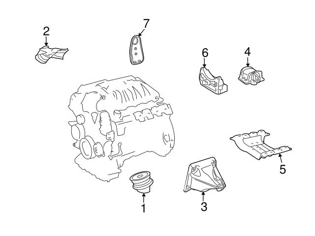 Genuine Mercedes 2212400102 Auto Trans Mount Bracket; Rear - Mercedes