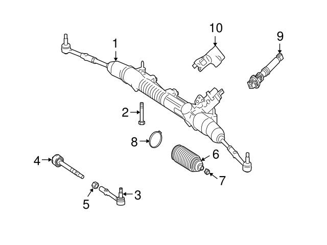 Genuine Mercedes 2214620578 Steering Shaft Flex Coupling Disc; Front ...