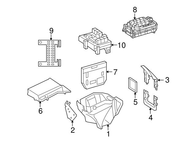 Genuine Mercedes 221545163280 Body Control Module; Front - Mercedes ...