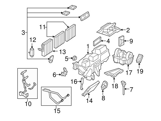 Genuine Mercedes 2218300584 A/C Expansion Valve Gasket; Front - Mercedes