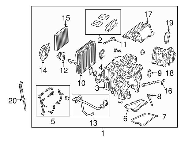Genuine Mercedes 2218300833 HVAC Mode Door Lever Link; Front - Mercedes