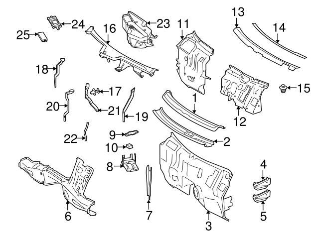 Genuine Mercedes 2218703579 Ambient Air Quality Sensor - Mercedes