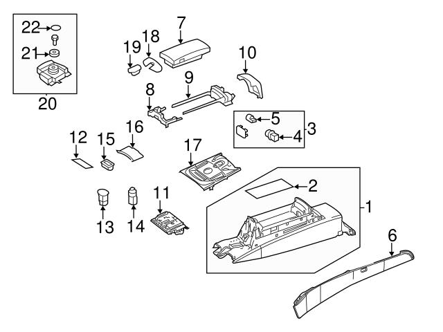 Genuine Mercedes 221870695864 Hazard Warning Switch - Mercedes | 2218706958