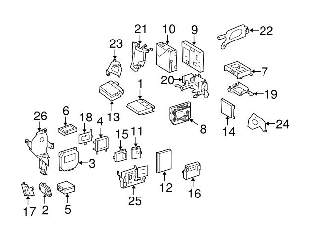 Genuine Mercedes 221900670280 Engine Control Module - Mercedes ...