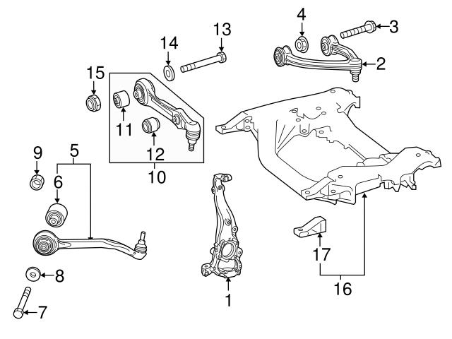 Genuine Mercedes 2223201089 Stabilizer/Sway Bar Link; Right - Mercedes