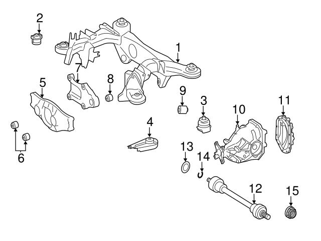 Genuine Mercedes 2223504405 Suspension Crossmember Reinforcement; Front ...
