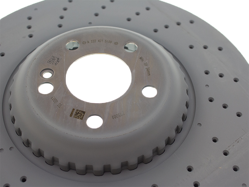 Genuine Mercedes 2224215100, A2224215100 Disc Brake Rotor; Front ...
