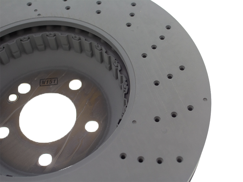 Genuine Mercedes 2224215100, A2224215100 Disc Brake Rotor; Front ...