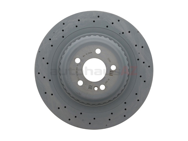 Genuine Mercedes 2224231500, A2224231500 Disc Brake Rotor; Rear ...