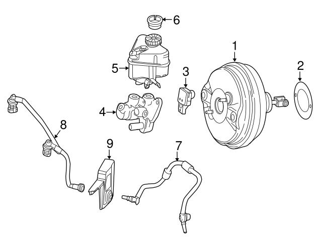 Genuine Mercedes 222430052964 Brake Vacuum Hose - Mercedes | 2224300529
