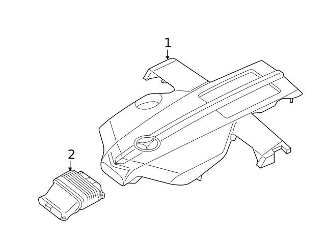 Genuine Mercedes 2225005100 Air Intake Hose - Mercedes