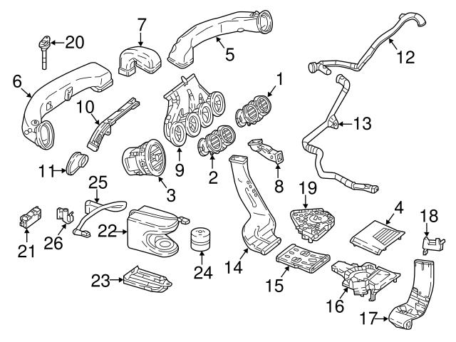 Genuine Mercedes 2228900100 Instrument Panel Cover - Mercedes