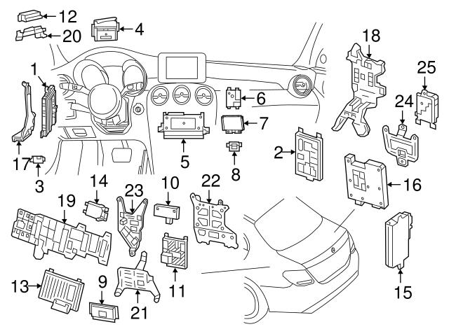 Genuine Mercedes 2229005118 Lighting Control Module - Mercedes ...