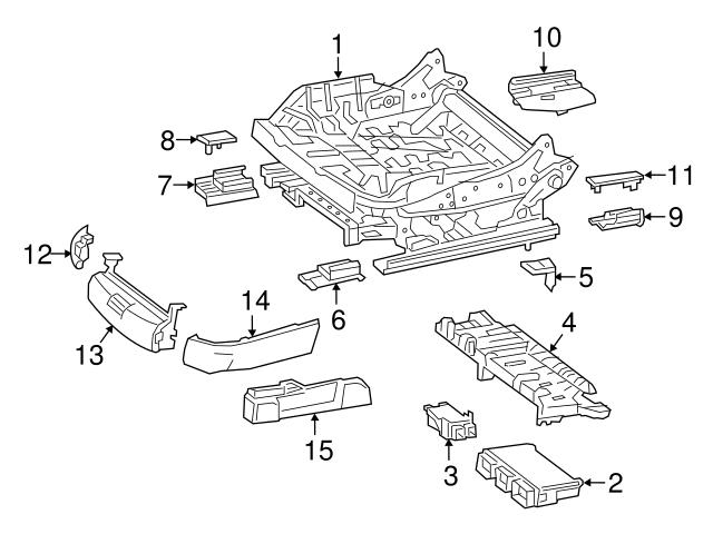 Genuine Mercedes 2229005406 Seat Heater Control Module; Left Rear ...