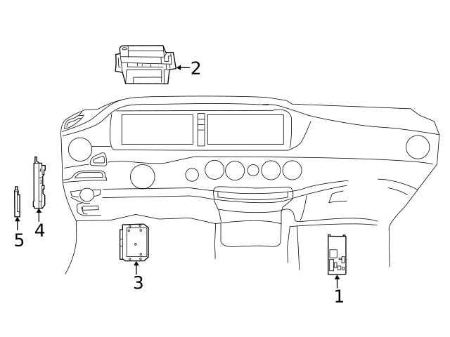 Genuine Mercedes 2229005617 Mobile Phone Control Module - Mercedes ...