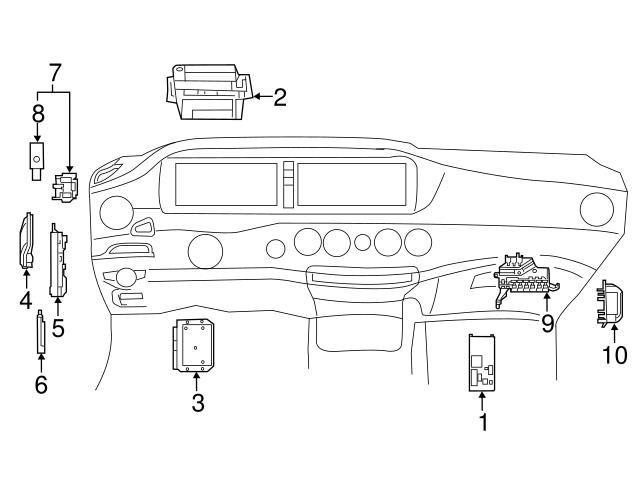 Genuine Mercedes 2229009811 Electronic Suspension Control Module ...