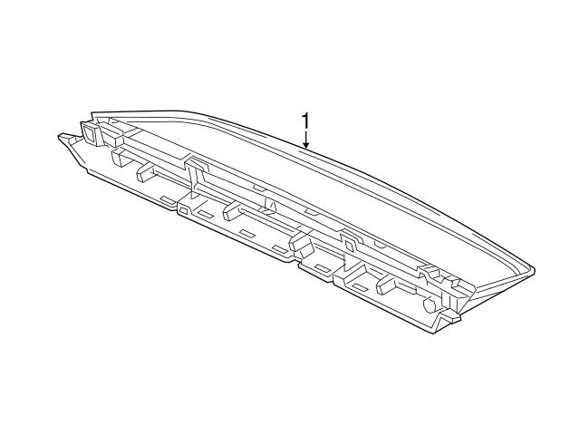 Genuine Mercedes 2229060045 Center High Mount Stop Light; Rear ...