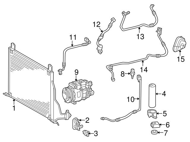 Genuine Mercedes 2305000254 A/C Condenser Blower Assembly - Mercedes ...