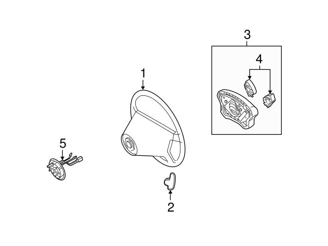 Genuine Mercedes 2308218751 Steering Wheel Transmission Shift Control ...