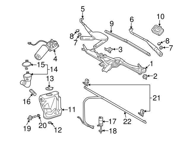 Genuine Mercedes 2308690008 Windshield Washer Reservoir Cap - Mercedes