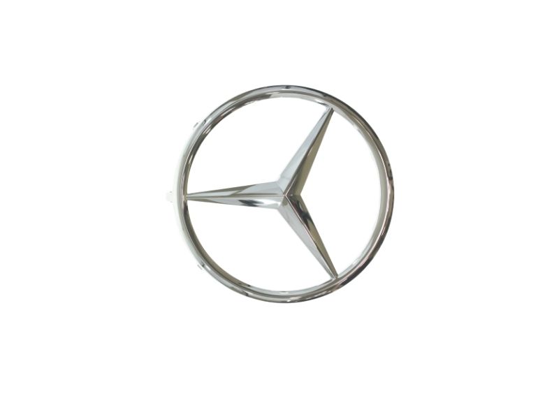 Genuine Mercedes 2308880086 Grille Emblem; Front - Mercedes