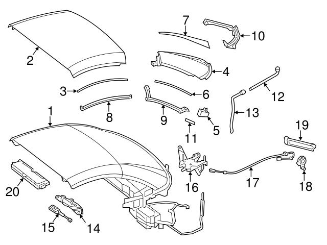 Genuine Mercedes 2317950155 Back Glass Reveal Molding; Left - Mercedes