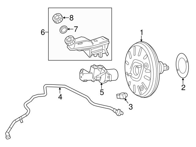 Genuine Mercedes 2464300930 Power Brake Booster/Servo - Mercedes ...