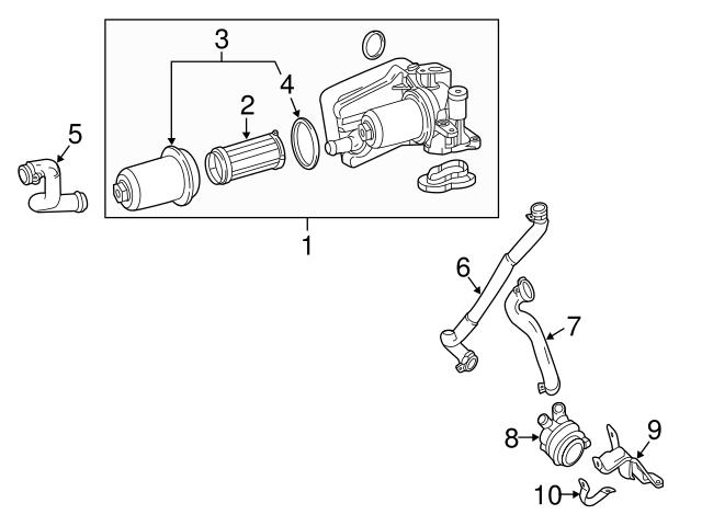 Genuine Mercedes 2465010101 Auto Trans Oil Cooler - Mercedes | 2465010501