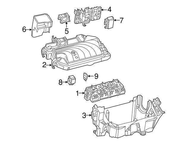 Genuine Mercedes 246540095064 Fuse and Relay Center - Mercedes | 2465400950
