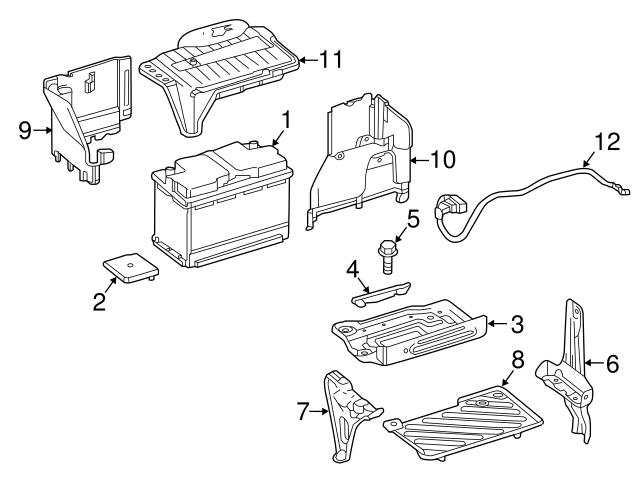 Genuine Mercedes 2465460078 Battery Insulator - Mercedes