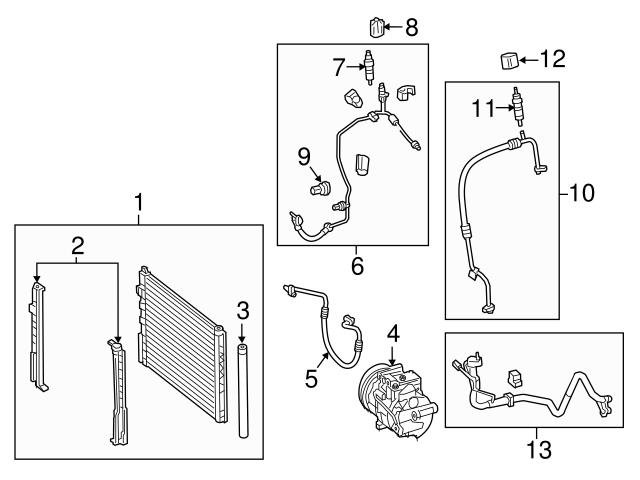 Genuine Mercedes 2468302415 A/C Refrigerant Liquid Hose - Mercedes
