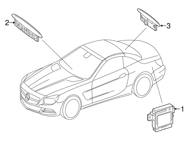 Genuine Mercedes 2469004312 Parking Aid Control Module - Mercedes ...